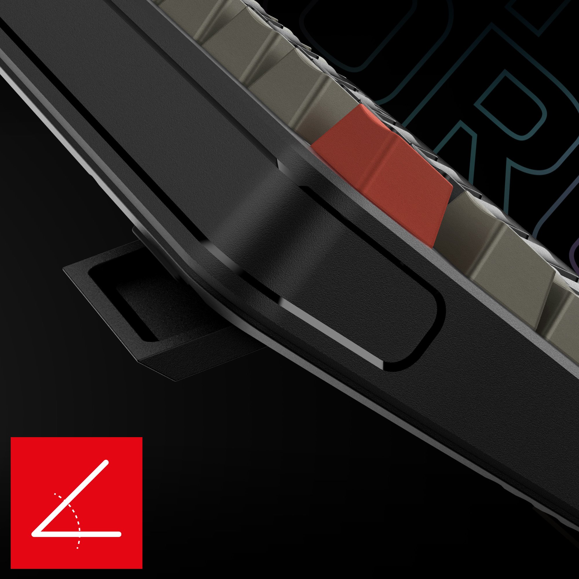 MSI Forge GK110 Gaming Keyboard - Membrane Switches, 96% Compact Full-Size, 1.5m USB-A to C ...